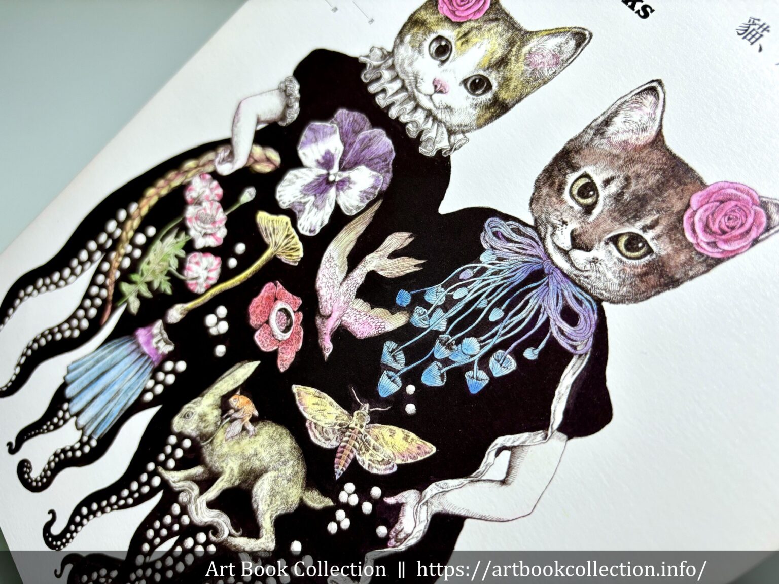 【開箱．畫集】樋口裕子｜貓、蘑菇、女孩的奇想世界：Higuchi Yuko 作品集 - Art Book Collection