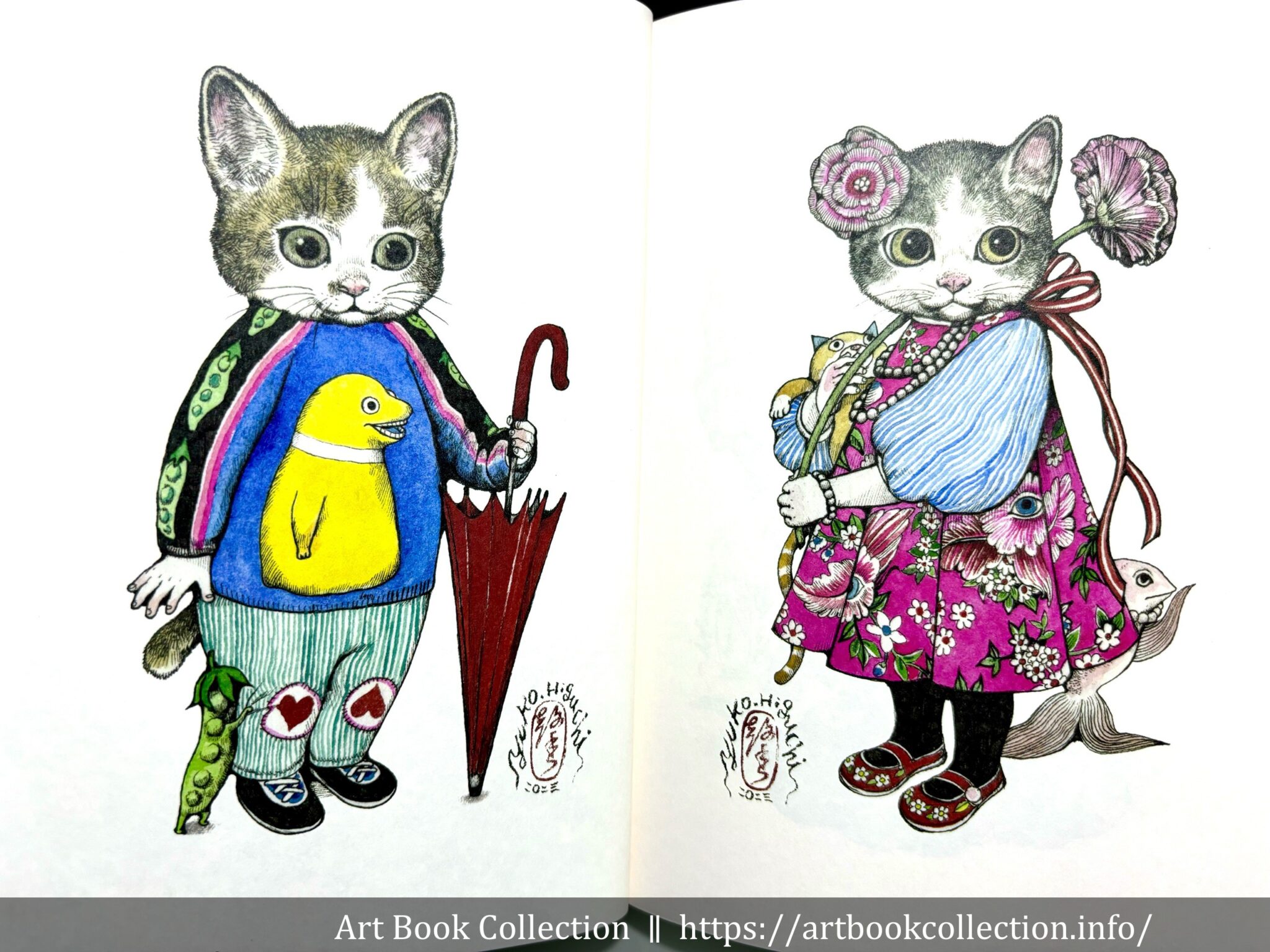 【開箱．畫集】樋口裕子｜Higuchi Yuko FANTASY ANIMAL FOREST（台灣展覽限定版） - Art Book ...